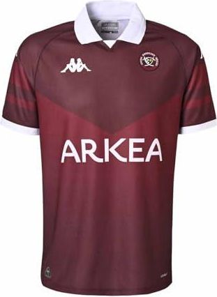 Kappa Maillot Kombat Home UBB 24/25 pour Garçon - Rouge - Taille 6Y