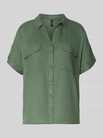 Vero Moda Regular Fit Hemdbluse aus reiner Viskose Modell BUMPY