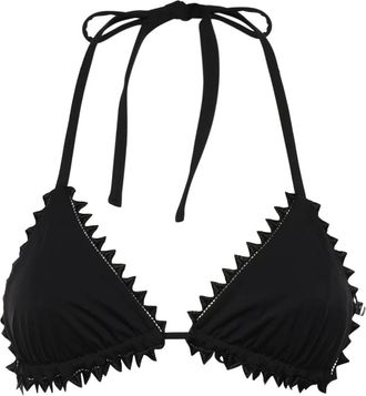 Jacquemus Femme, Maillots de bain, Noir, Taille: 40 FR Picot Bikini Top
