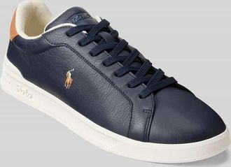 Polo Ralph Lauren Sneaker mit Logo Stitching aus echtem Leder