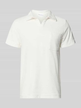 Lindbergh Relaxed Fit Poloshirt mit V-Ausschnitt