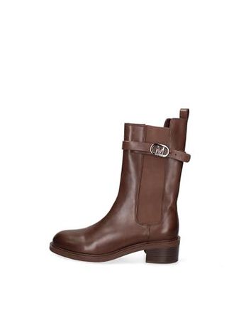 Marc Ellis Bottines en cuir v&eacute;ritable pour femme GLC8158-10, marron fonc&eacute;, 37 EU