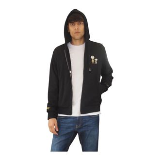 Sun 68 Peanuts Cotton Zip Hoodie - - Sweatshirts & Hoodies - Herren - Schwarzk - M