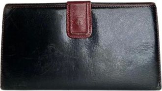 Gucci Portefeuille Long Vintage Pre-owned - Femme - Pre-owned - Noir - Taille: ONE Size