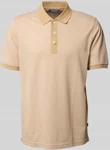 Maerz Slim Fit Poloshirt mit Strukturmuster