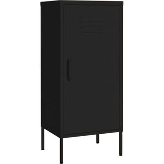 vidaXL Lagerschrank Schwarz 42,5x35x101,5 cm Stahl - Vidaxl