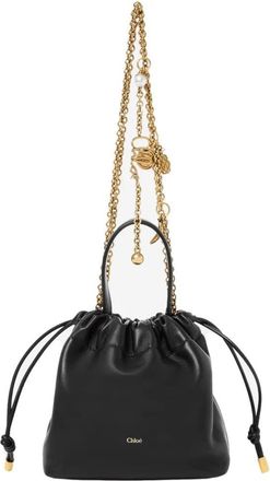 Chlo&eacute; Hobo Bags - Mini Leather Shoulder Bag - Gr. unisize - in Schwarz - f&uuml;r Damen