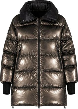 Duno Femme, Vestes, Gris, Taille: 38 FR Guya Lignano Down Jacket