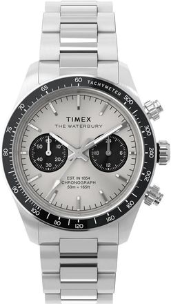 Timex Uhren - Quarz-Analoguhr Waterbury Traditional Chronograph - Gr. unisize - in Silber - f&uuml;r Damen