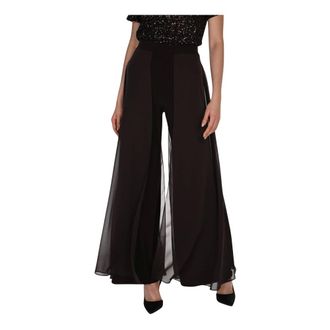 Frank Lyman Design Pantalon large - Femme - Pantalons - Brun - Taille: 38 FR