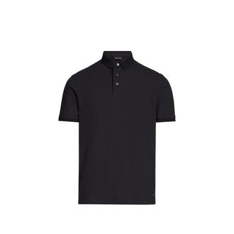 Emporio Armani Polo textur&eacute; en coton