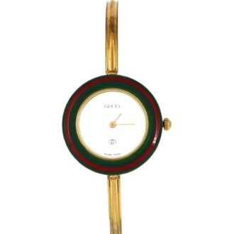Gucci Bracelet jonc Pre-owned - Femme - Pre-owned - Blanc - Taille: ONE Size