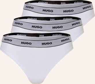 HUGO BOSS Hugo 3er-Pack String weiss