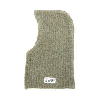 Maison Margiela Boucl&eacute;-Strickm&uuml;tze - - Accessories - Herren - Gr&uuml;n - M