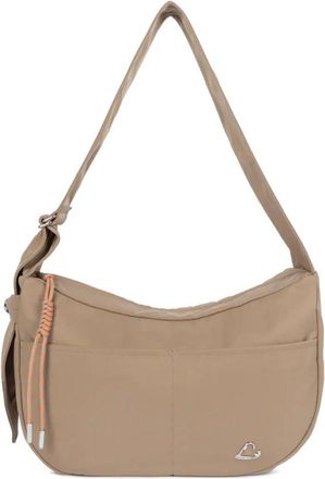 Lancaster Femme, Sacs, Beige, Taille: ONE Size Grand Sac Besace Basic Love