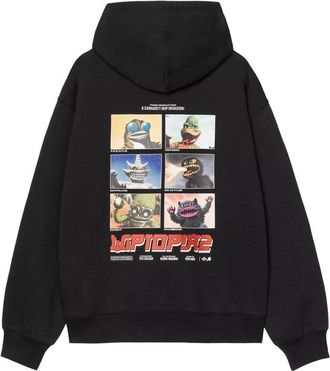 Carhartt Work in Progress Graphic Print Hoodie - Black