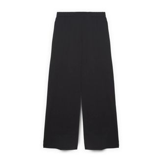 Fiorella Rubino Wide Leg Pants - - Trousers - Damen - Schwarzk - XS