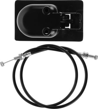 NUOBESTY Ersatzgriff für Relaxsessel aus Aluminiumlegierung Schwarzer Sofagriff mit Galvanisierter Oberfläche Zubehör für Büromöbel und Sofas