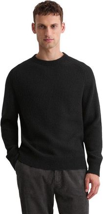 Marc O'Polo Rundhalspullover aus weichem Schurwoll-Mix