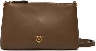 Pinko Handtasche Flat Horizontal Mini PE 25 PCPL 104277 A0F1 Khakifarben
