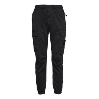 Stone Island Tapered Cargo Hosen - - Trousers - Herren - Schwarzk - W31