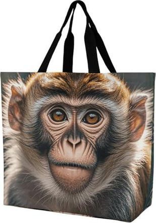 Generic Singe Mignon Sac Cabas D&eacute;contract&eacute; Tote Bag Pliable Sac A Main Femme Pour Quotidienne Shopping Universit&eacute;