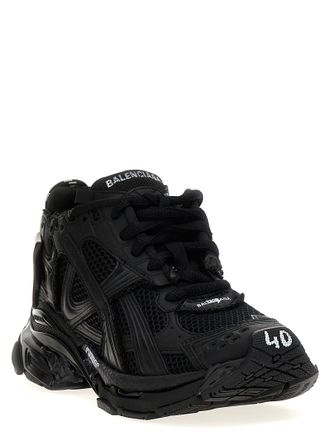 Balenciaga Mens Black Polyester Athletic Sneakers