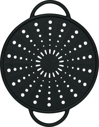 Emsa 514560 Spritzschutz, Ø 26 cm, Silikon, Anthrazit, Smart Kitchen