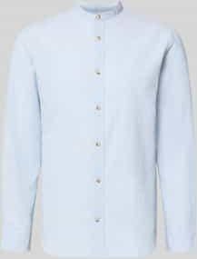 Jack & Jones Regular Fit Freizeithemd aus Baumwoll-Leinen-Mix
