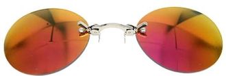Generico Lunettes de soleil avec clip pour lunettes, lunettes de soleil avec clip pour femme - Pare-soleil avec clip sans cadre pour lunettes de soleil avec cl