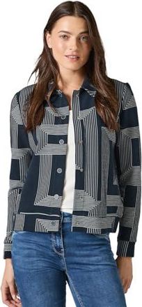 Cecil B322083 Veste structurée, Bleu pétrole, L Femmes