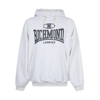 John Richmond Hoodie - - Sweatshirts & Hoodies - Herren - Grau - L