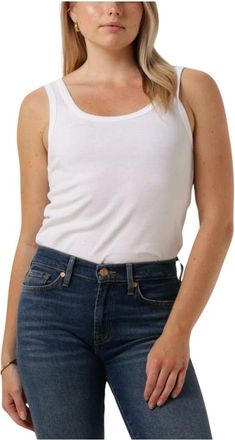 Second Female Ambra Tank Top - - Tops - Damen - Wei&szlig; - L