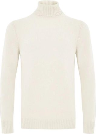 Gran Sasso Dolcevita Pullover - - Knitwear - Herren - Wei&szlig; - 2XL