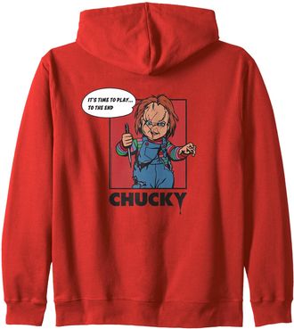 Chucky Its Time to Play Illustration Kapuzenjacke