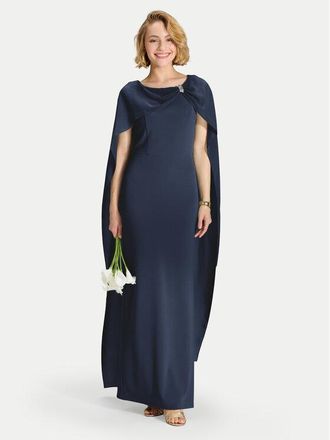 Swing Abendkleid 5AK11900 Dunkelblau Regular Fit