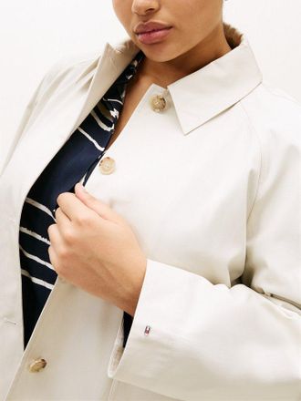 Tommy Hilfiger Outdoorjacke CRV COTTON SHORT JACKET in gro&szlig;en Gr&ouml;&szlig;en