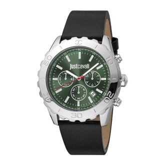 Just Cavalli Homme, Accessoires, Multicolore, Taille: ONE Size Montre Sportive Analogique en Acier Inoxydable