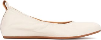 Kazar Femme, Chaussures, Blanc, Taille: 37 EU Kazar Ballerines blanc cass&eacute; avec monogramme dor&eacute;