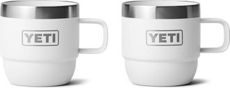 Yeti Rambler Stapelbare Tasse, White, 2 Pack 6 oz (177 ml)