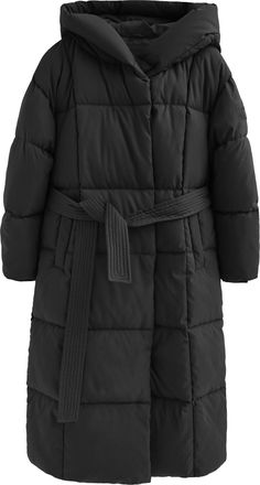 Polo Club Mantel Guada Long schwarz mit Polo Club-Logo