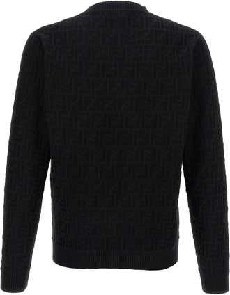Fendi FF Jacquard Sweater - Black