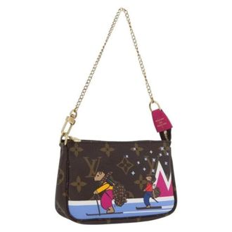 Louis Vuitton Sac Mini en Toile Pre-owned - Femme - Pre-owned - Brun - Taille: ONE Size