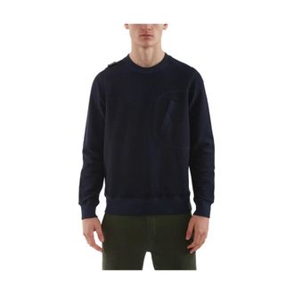 Mastrum Rev Loopback Crew Sweatshirt - - Sweatshirts & Hoodies - Herren - Blau - XL