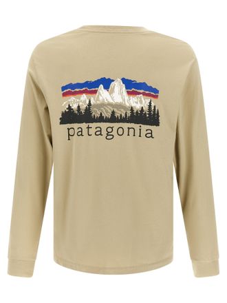 Patagonia Fitz Roy Foothills T-Shirt - Beige