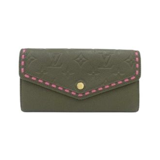 Louis Vuitton Portefeuille long (bi-pli) Pre-owned - Femme - Pre-owned - Vert - Taille: ONE Size