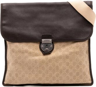 Gucci Hobo Bags - GG Canvas Crossbody - Gr. unisize - in Braun - für Damen