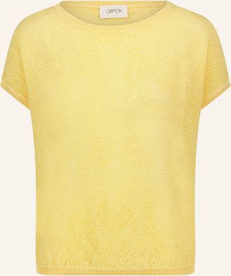 Cartoon Cartoon Strickshirt gelb