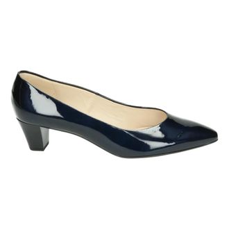Melluso Blaue Lederschuhe mit G Weite - - Shoes - Damen - Blau - 40 EU