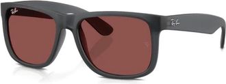 Ray-Ban Homme, Accessoires, Gris, Taille: 55 MM Lunettes de soleil Justin